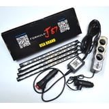 Formula-J87 LED Strip Car RGB Interior Light Kit Bluetooth Wireless APP ...