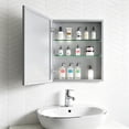 20"x24" Recessed Medicine Cabinet with Mirror, Aluminum, Recessed or ...