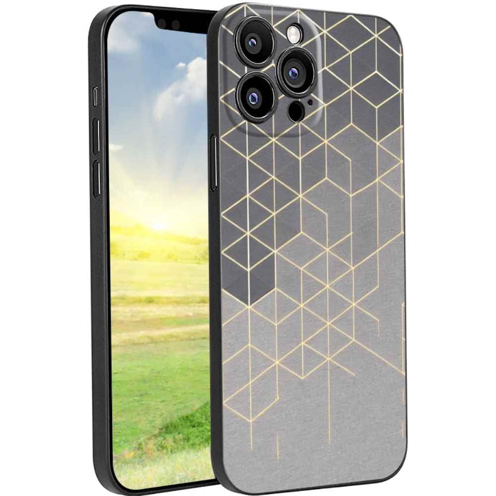 Geometry Phone Case, Degined for iPhone 13 Pro Max Case Men Women ...