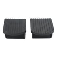 2Pcs 70x50mm Fitness Equipment Rectangle End Cap Rubber Gym Floor ...