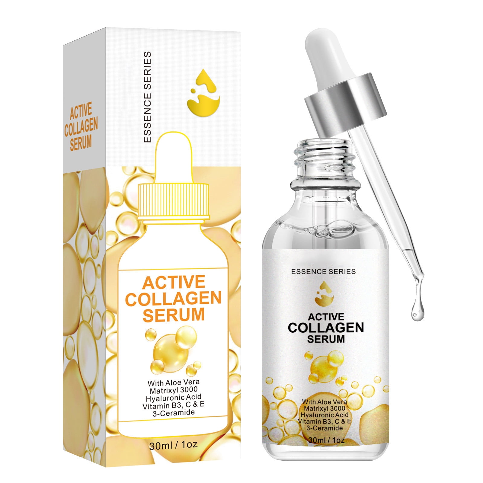 Suero de colágeno activo Bee Serum Essences de 30 ml: suero de colágeno natural y orgánico ...