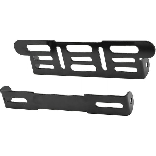 Motorcycle License Plate Bracket Adjustable Rear Bracket Frame Black ...