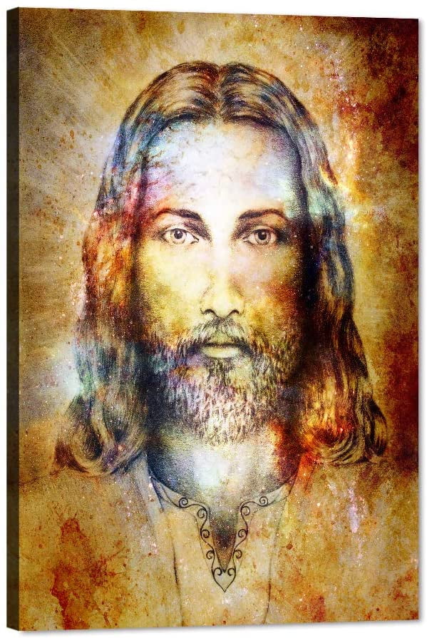 Jesus Picture Framed Wall Decor Jesus Portrait Wall Art for Bedroom ...