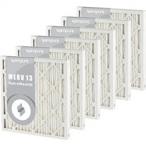 SpiroPure 20X20X2 MERV 13 Pleated Air Filters - Made in USA (6 Pack ...