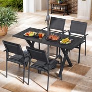 Outdoor Patio 44" X 130" Rectangle Extendable Dining Table - Walmart.com