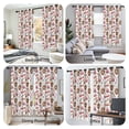 Beige and Pink Baseball Pattern Blackout Curtains,Triple Weaved Fabric ...