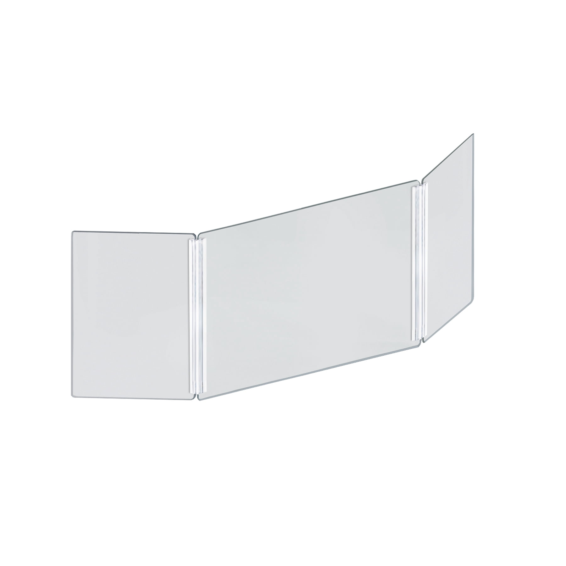 Azar Displays 176190-100 Small 46" wide x 18" high Clear Acrylic Tri ...