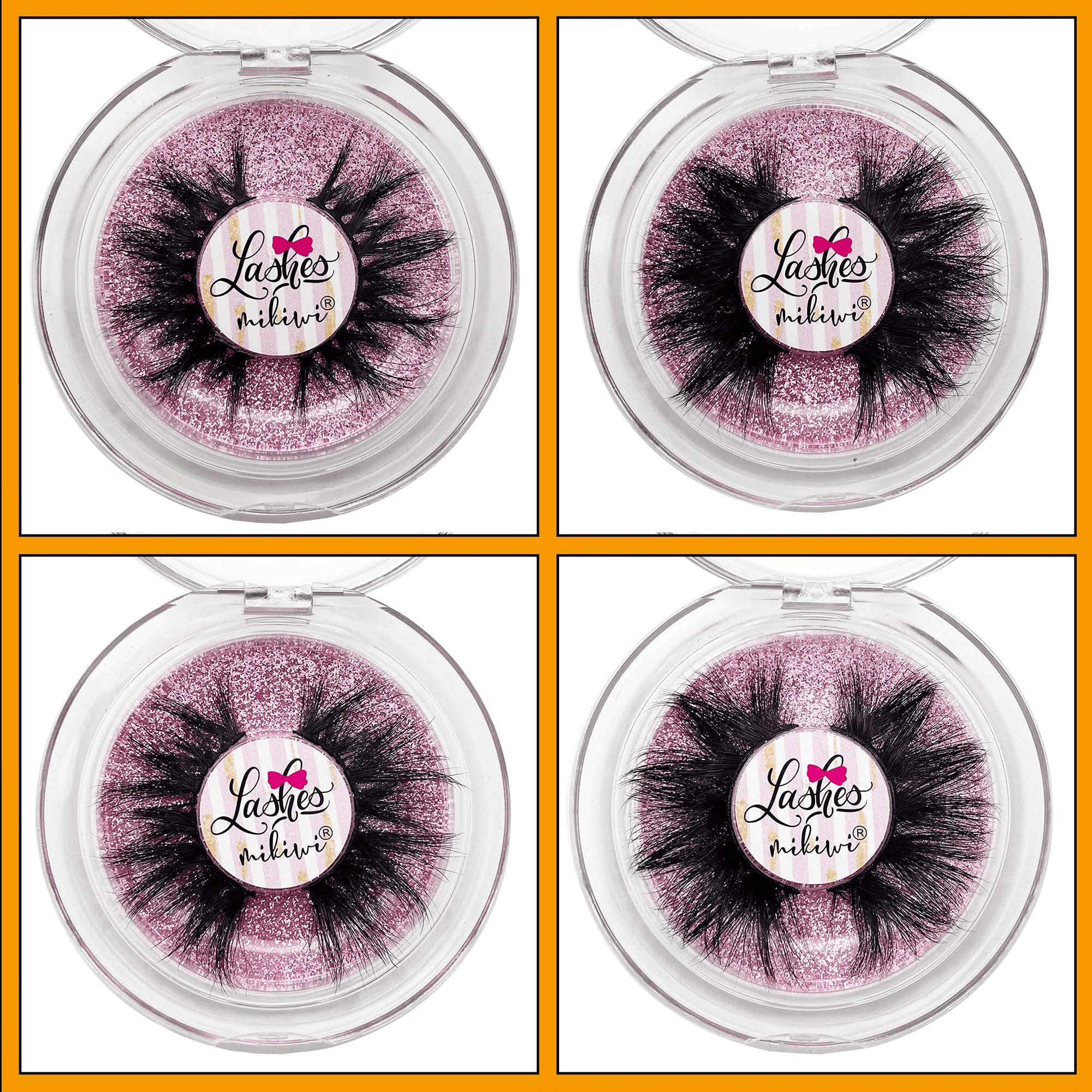 Mikiwi Eyelashes 4Pairs/Mix2/20-22MM - Walmart.com