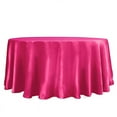 BalsaCircle 120" Round Satin Tablecloth Fuchsia - Walmart.com
