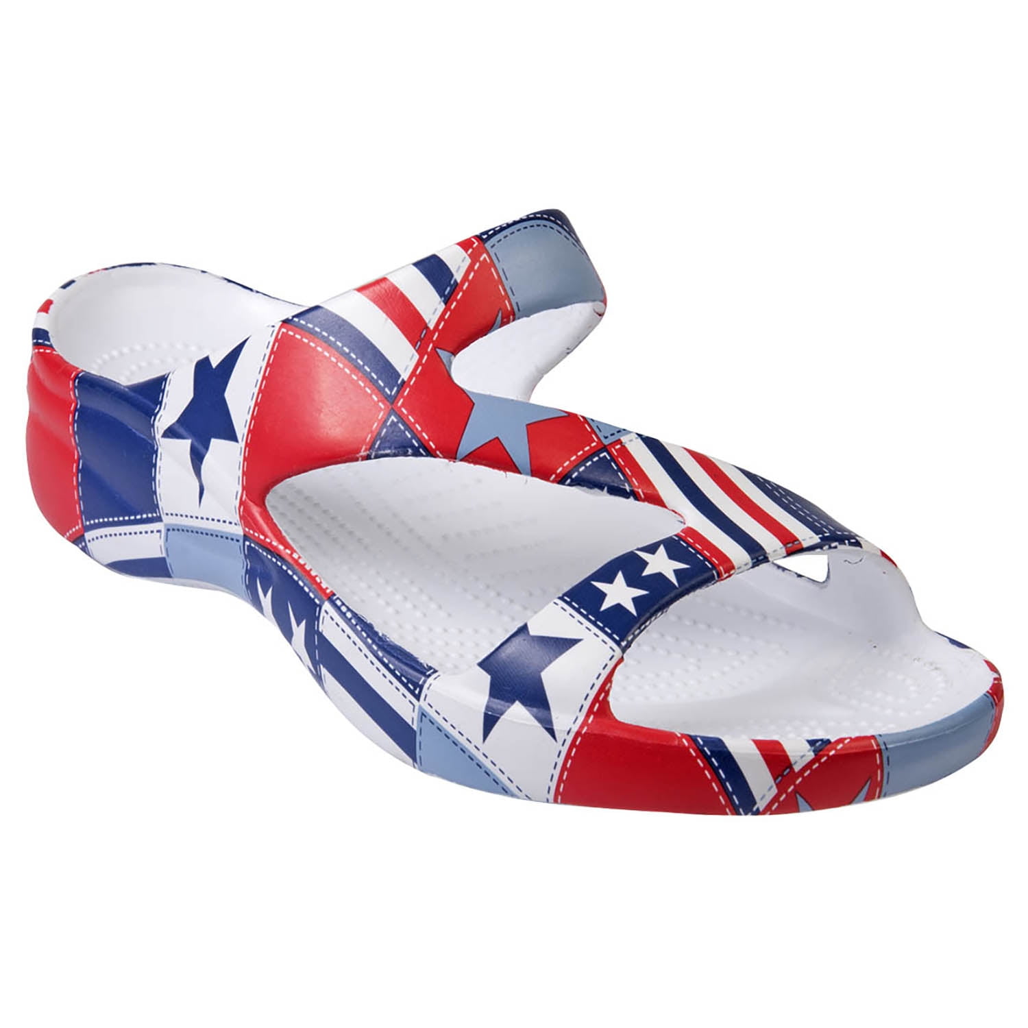 Click here for Dawgs Womens Loudmouth Z Sandals Betsy Ross Size 1... prices