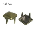 150Pack Square Pyramid Rivets for Clothing, 6mm Four-Jaw Studs Spikes ...