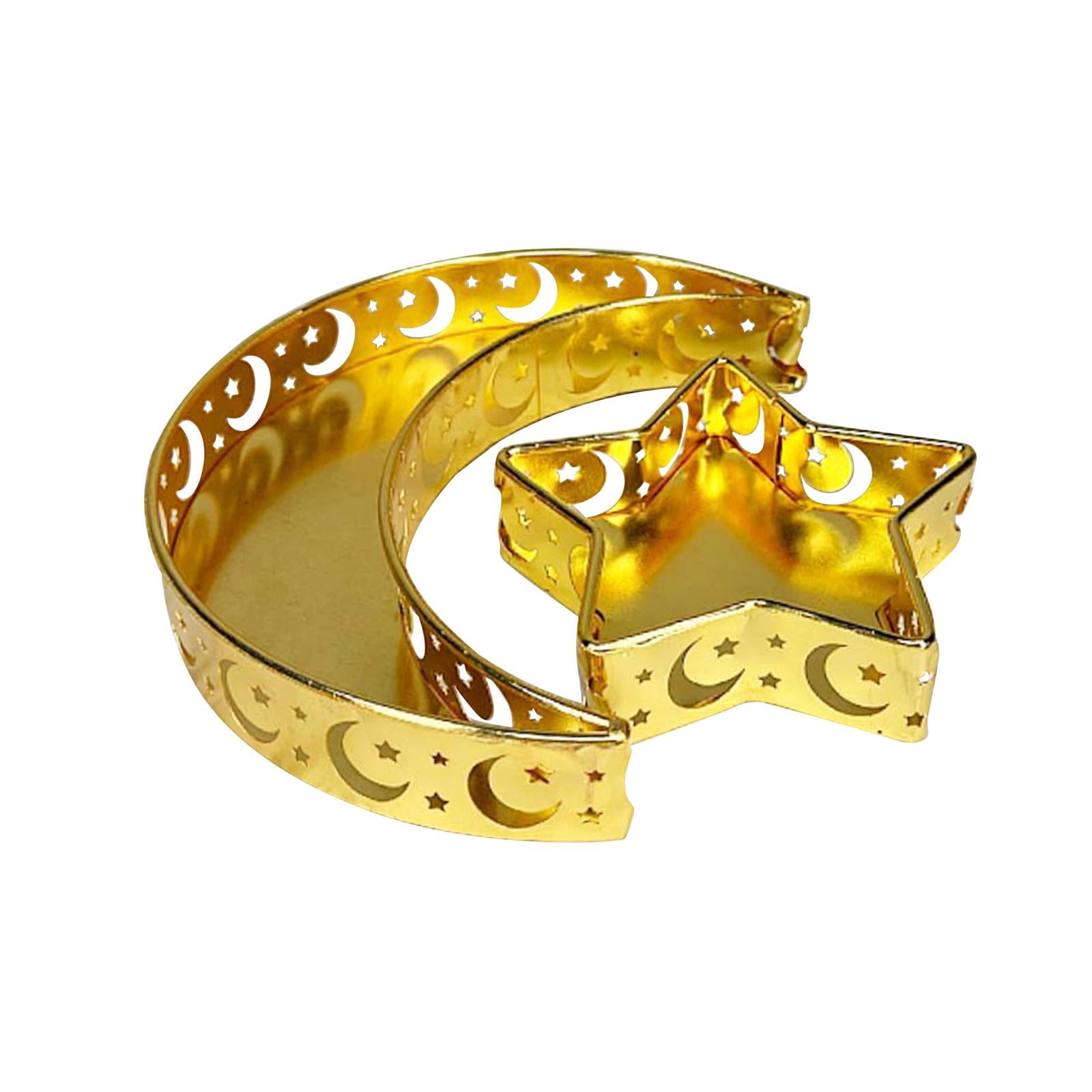 Click here for Luzkey Eid Moon Star Dinner Plate Tray Eid Mubarak... prices