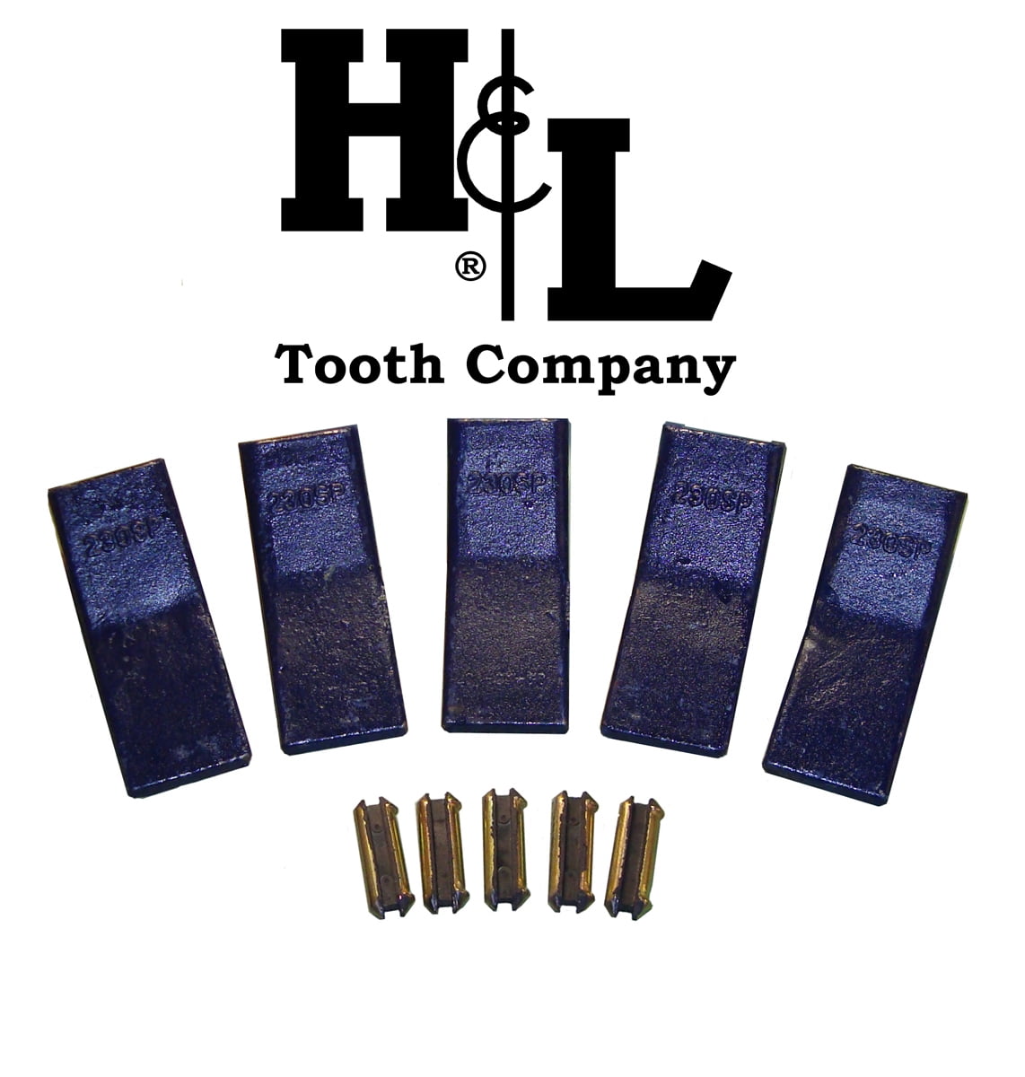 H&L Tooth Company 230SP (230CSP Casting) Backhoe Bucket Teeth + 23FP ...
