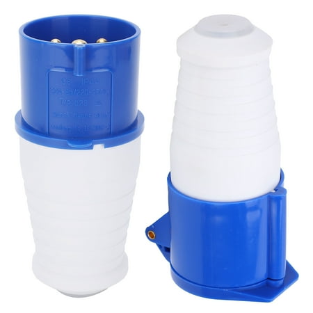 Akozon Electrical Auxiliary Materials,2Pcs Industrial Plug Connector ...