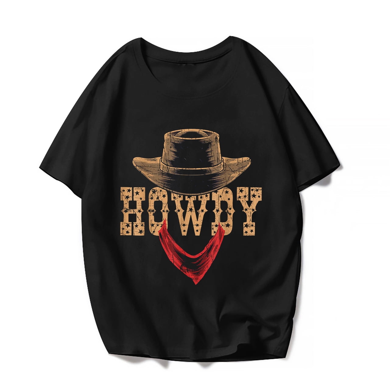 Howdy Cowboy T-Shirt Western Casual Shirts Men Women Tops Gift Tee ...