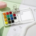 Mini Watercolor Set, Portable Travel Watercolor Kit with 24 Colors ...
