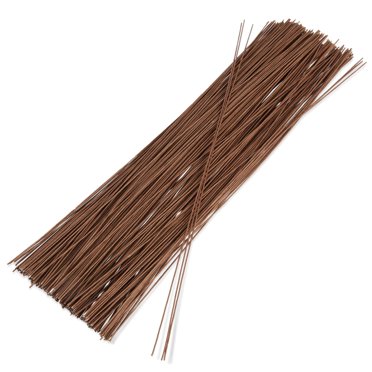 SEUNMUK 400 Pcs 15.7 Inch Craft Metal Florist Stem Wire, 14 Gauge Green ...