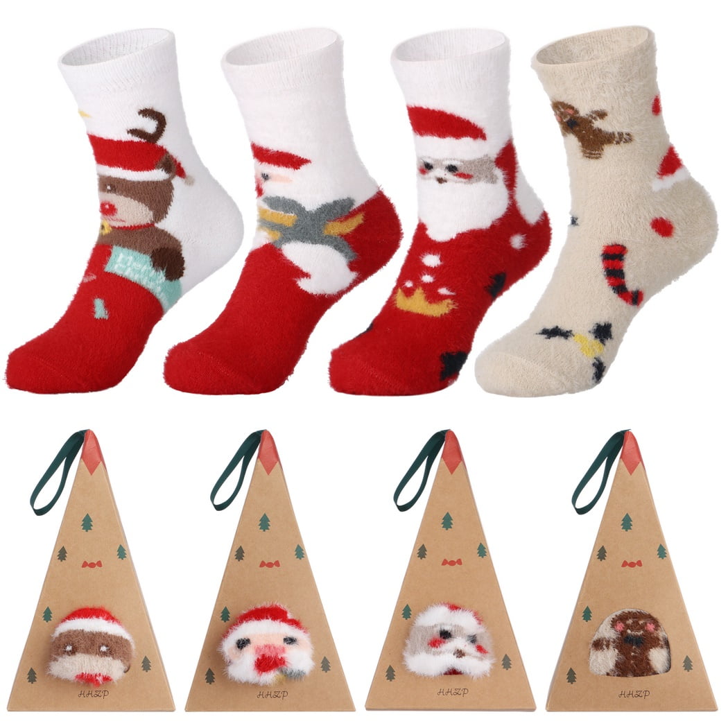 Click here for Bottlepic 8-Pack Christmas Socks  Warm Winter Sock... prices