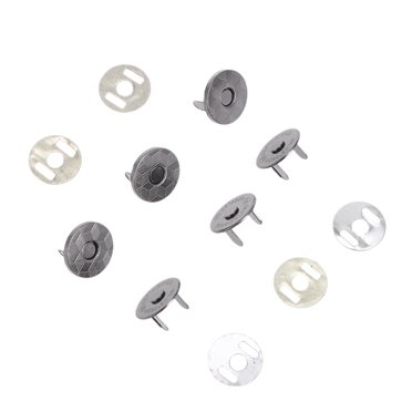 Tebru Magnetic Snaps Fastener, Magnetic Button,50Pcs 14mm Metal ...