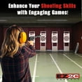 25 EZ2C Targets Style 15: 10" Dartboard paper targets Fun Game 11"x17 ...