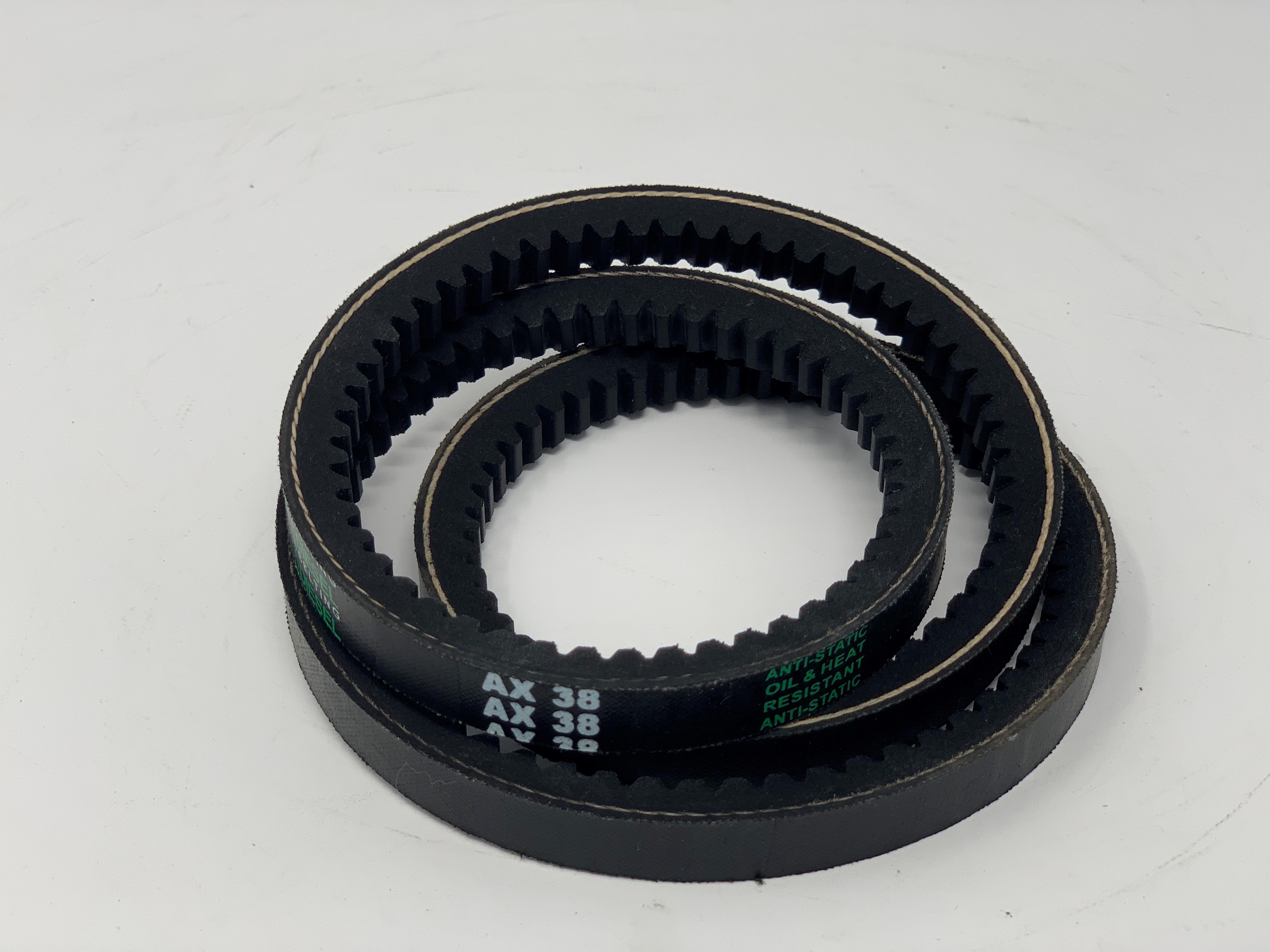 AX38 Classic Cogged V-Belt 1/2 x 40in Outside Circumference - Walmart.com