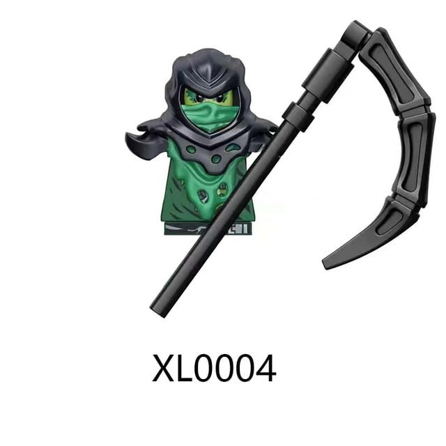 Figuras de dibujos animados Ninja Morro Oni Omega, minibloques de ...