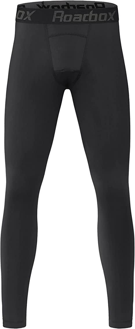 Roadbox Boys' Compression Pants - Youth Kids Running Leggings Sports ...