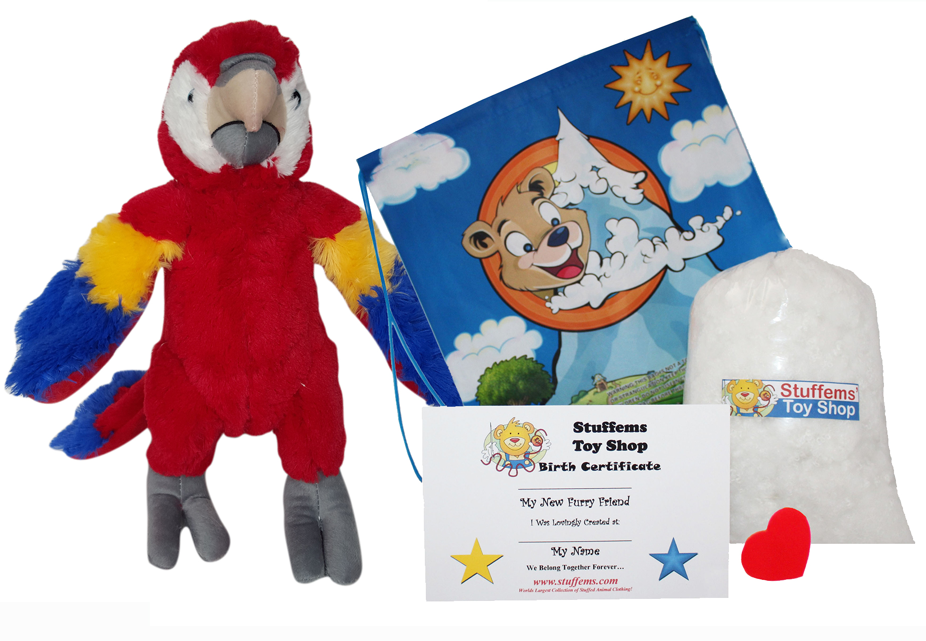 Make Your Own Stuffed Animal Cuddly Soft Cuddly ers The Parrot Kit Make Your Own Stuffed Animal Cuddly Soft Cuddly ers The Parrot Kit