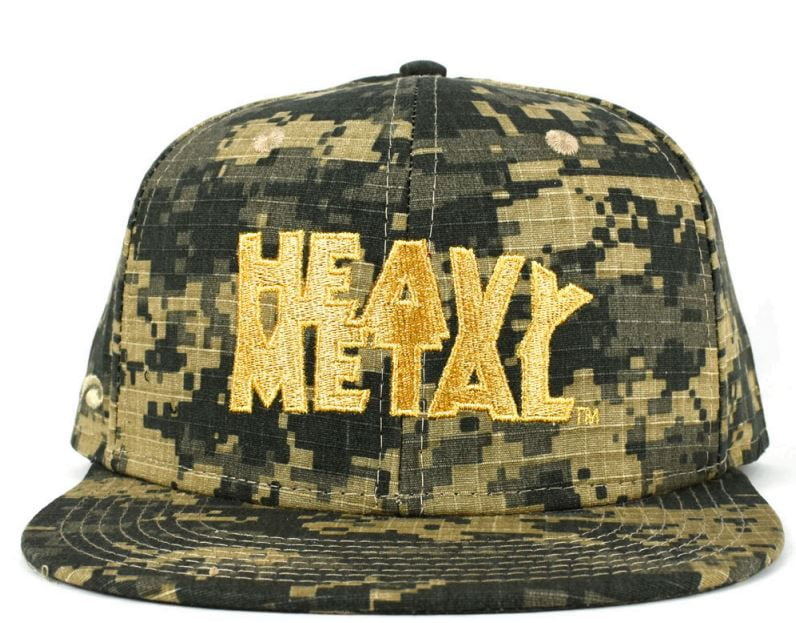 Heavy Metal Logo Snap Back Hat [Camo] - Walmart.com