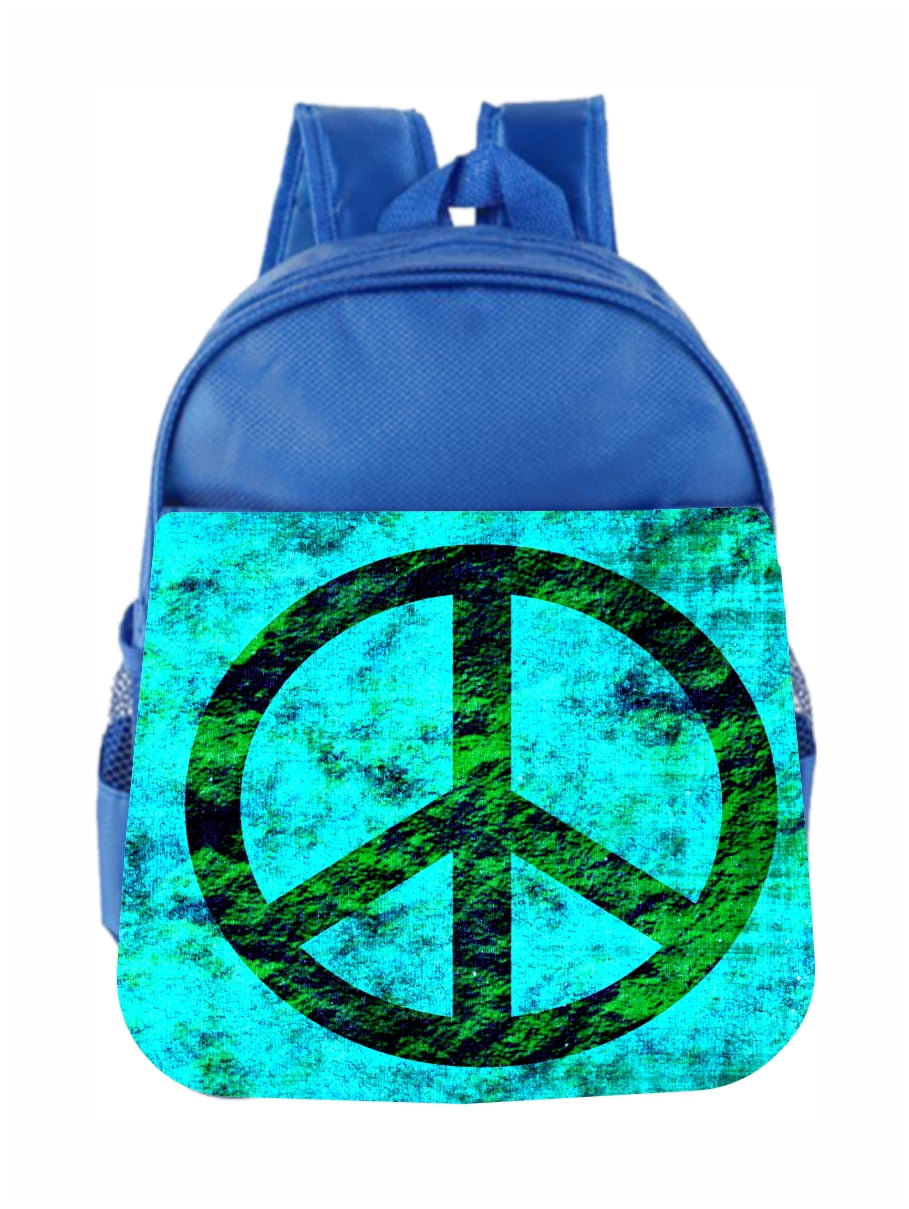 Aqua Peace Symbol Toddler School Bag Set - Walmart.com