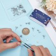 30Pcs 304 Stainless Steel Stud Earring Findings with 30Pcs Ear Nuts ...