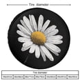 Camping Spare Tire Cover 13inch Daisy Flower Protectors Weatherproof ...