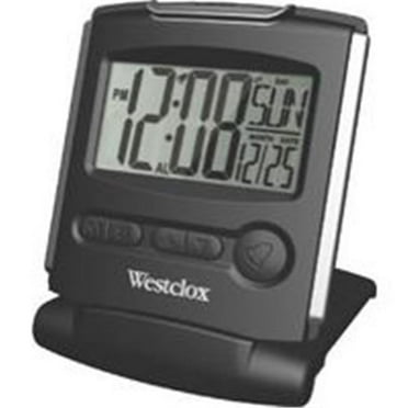 Westclox Digital LCD Alarm Clock with Date and Temperature - Walmart.com