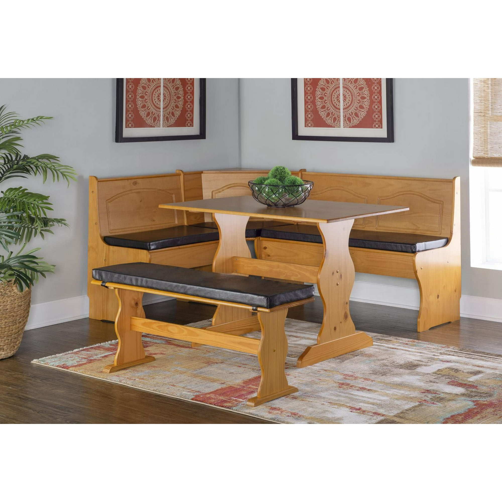 Click here for Linon Bethany Cushion Set - Black Pvc *Nook Not In... prices