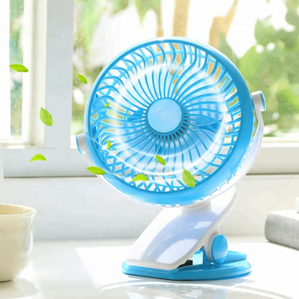 Desk Fan USB 360° Rotation Small Desk & Clip Fan, Personal Cooling Fan ...