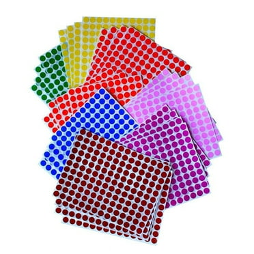Kids Crafts Stickers - Colorful 1/2 inch Dots Labels for Children Fun ...