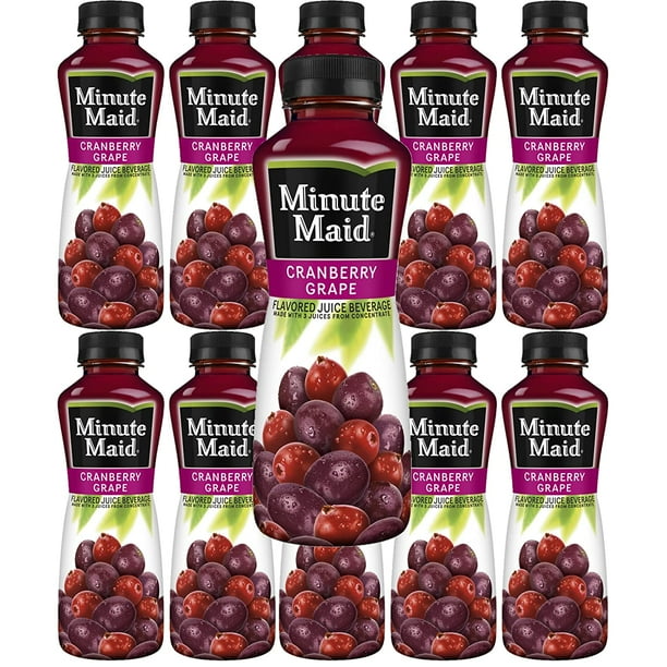 Minute Maid Cranberry Grape, 12 Oz, Quantity 24 - Walmart.com