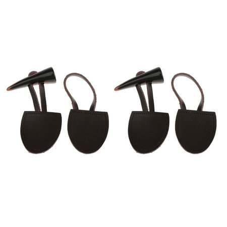 2 Sets PU Leather Toggle Button, Duffle Coat Jacket Fasteners DIY ...