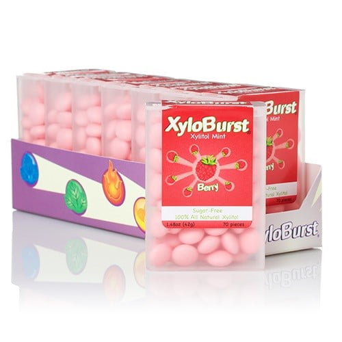 XyloBurst Flip Top Mints, Berry, 60 Ct - Walmart.com