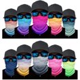 10 Pcs Neck Gaiter Face Mask,Hiking Gaiters for Women Fishing Neck ...