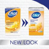 Dial Gold Advanced Clean Antibacterial Bar Soap, Dermatologist Tested ...