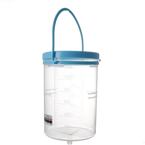 Large Enema Bucket Kit Anti Backflow Enema Kit Enema Cleaning Bucket ...