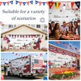 4th of July Garage Door Cover 7 x 8 ft Patriotic Flower Star Vintage ...