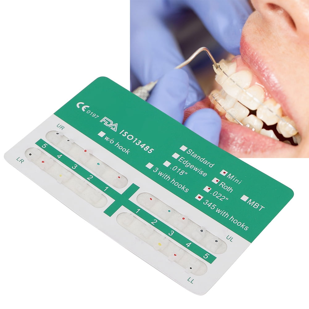 Soporte de ortodoncia, 20 piezas Brackets de ortodoncia dental Brackets ...