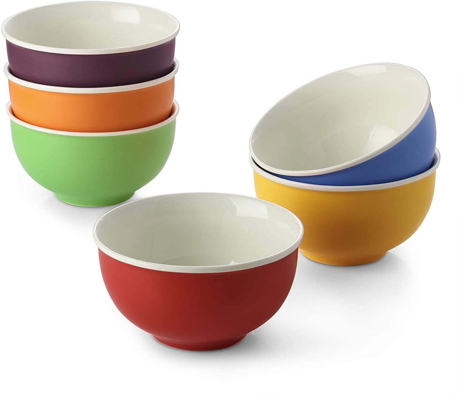 Cereal Bowls, 24 Oz Soup Bowls, Ceramic Bowls, Ceramic Bowls for Soup Cereal Dessert , 5.75 ...