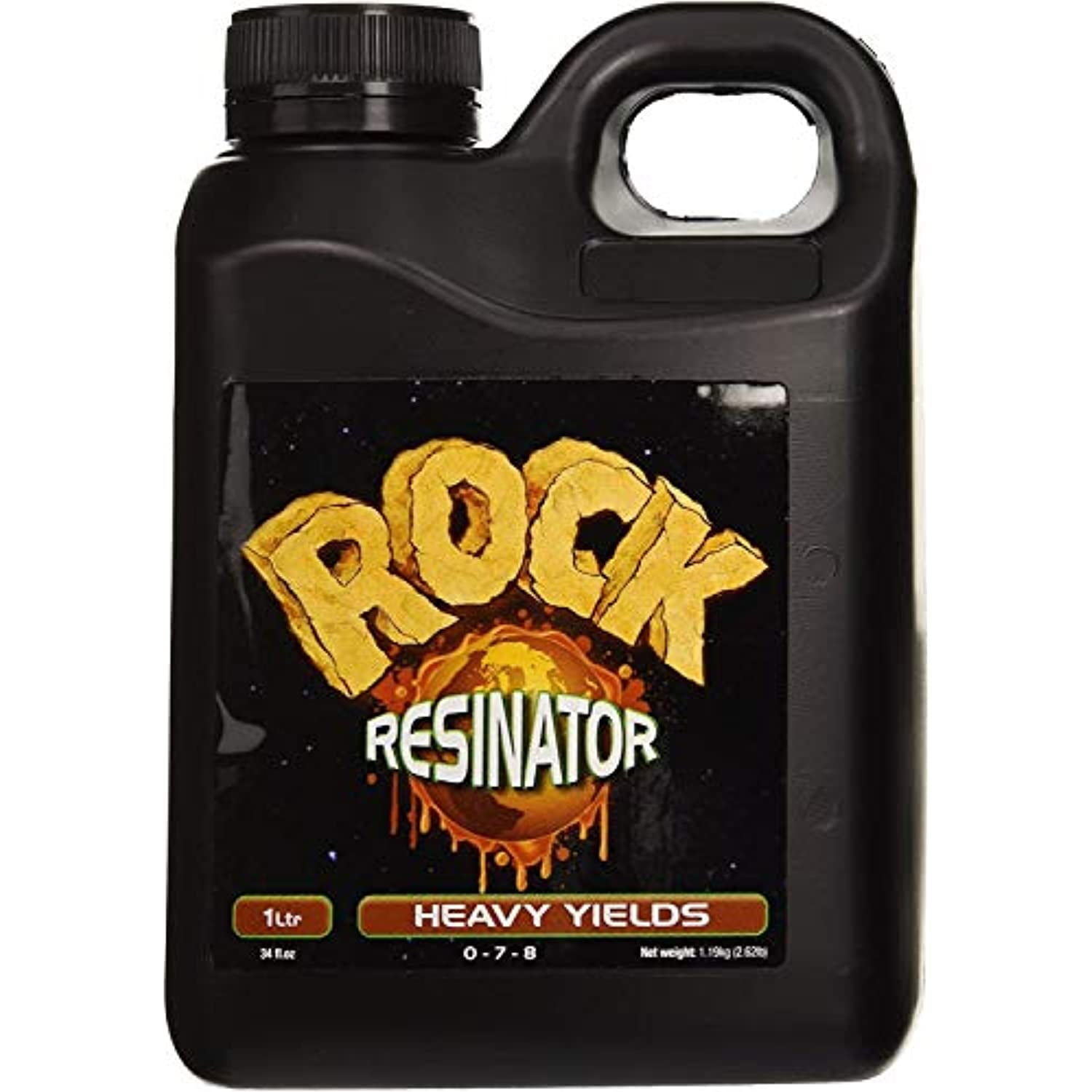 Rock Nutrients Rock Resinator Heavy Yields for Gardening, 1-Liter (1 ...