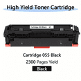 4-Pack Toner Cartridge, 055A, Compatible for Canon imageCLASS MF742Cdw/ MF744Cdw/ MF746Cdw ...