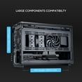 LIAN LI A3- mATX-WD Black Wood front panel SPCC M-ATX / ITX Computer ...