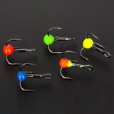 LIVEST 10Pcs/Box Mini Ice Fishing Hook Rust-resistant High Carbon Steel ...