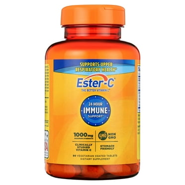 Ester-C Vitamin C, Immune Support Tablets, 1000 Mg, 120 Ct - Walmart.com